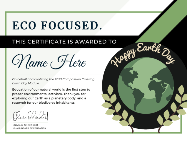 Earth Day | Interactive Learning Module – Compassion Crossing